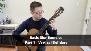 Left Hand Slur Exercise: Horizontal Builder | This is Classical Guitar