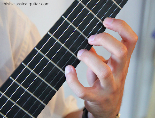 Lesson: Left Hand Technique for Classical Guitar | This is Classical Guitar