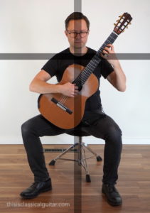 Lesson: Sitting and Guitar Position for Classical Guitar | This is ...