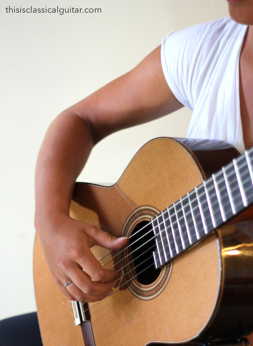 Lesson: Right Hand Position for Classical Guitar | This is Classical Guitar
