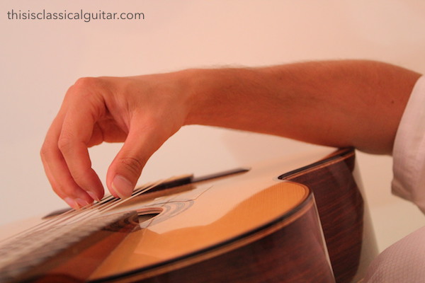 Lesson: Right Hand Position for Classical Guitar | This is Classical Guitar