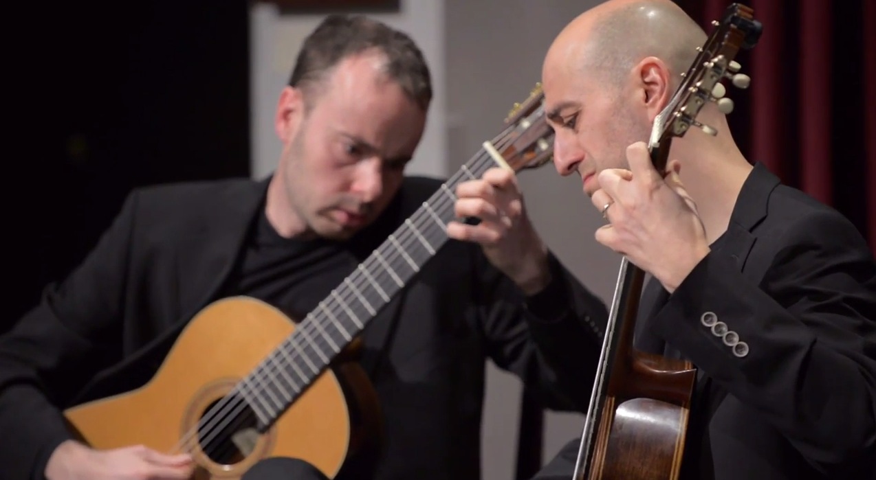 SoloDuo play Prelude & Fugue No. 4 by Tedesco | This is Classical Guitar