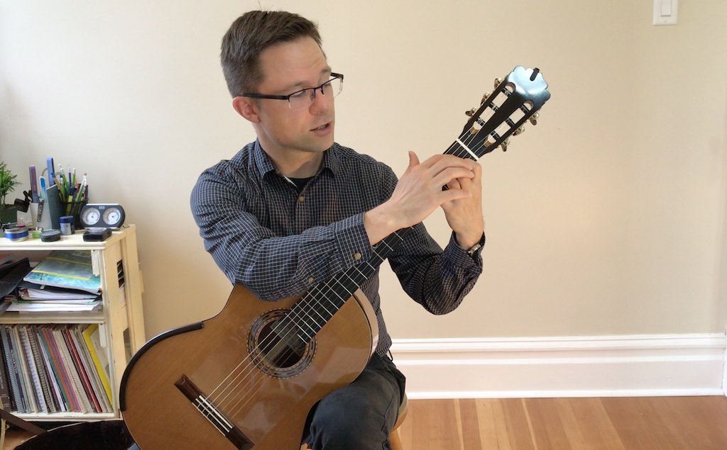 Lesson: First Left Hand Notes & Five Melodies | This is Classical Guitar