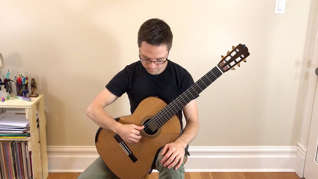 Right Hand Open String Exercises with p, i, m, a (No. 20-35) | This is ...