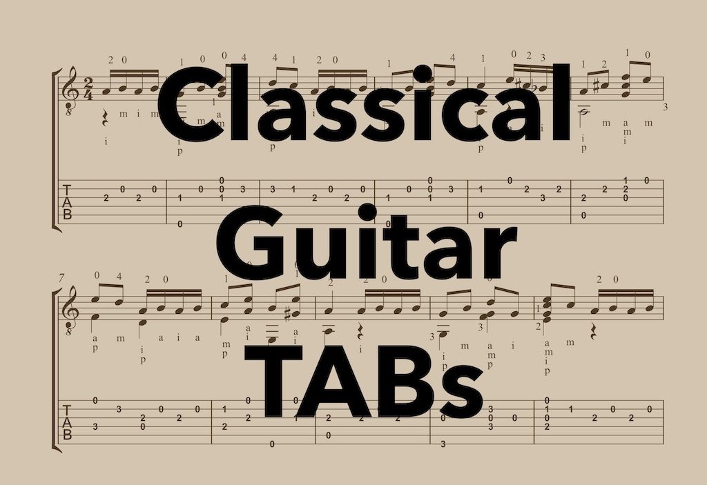 Classical Guitar TABs (Free PDFs) | This is Classical Guitar