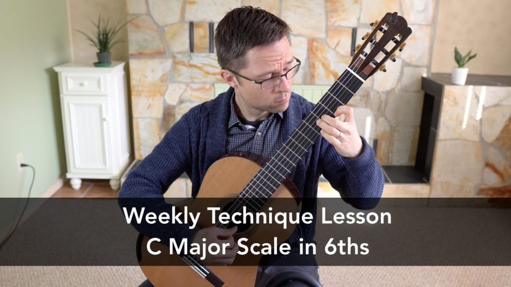 Right Hand Walking (Alternation) Exercise for Classical Guitar | This ...