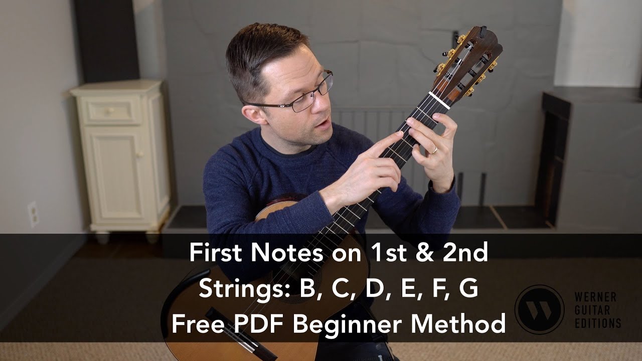Lesson: First Notes on the 1st & 2nd Strings, Sight Reading | This is ...