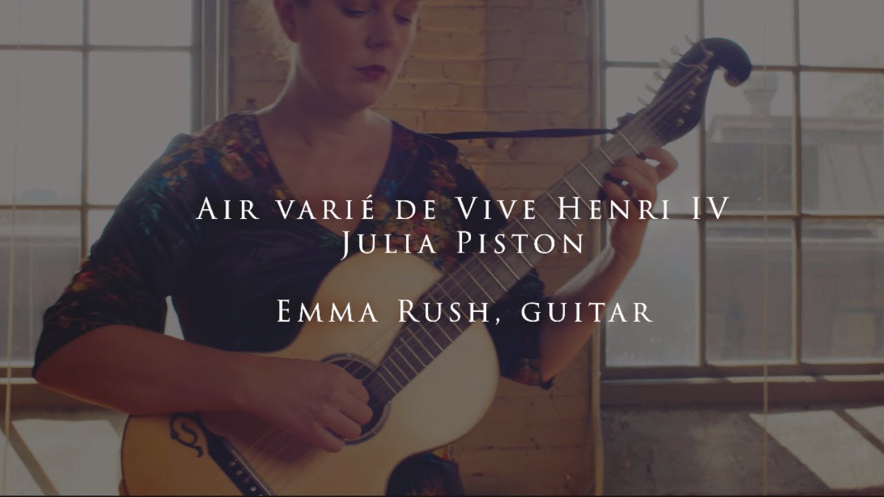 Emma Rush plays Air Varié de Vive Henri IV by Julia Piston | This is ...