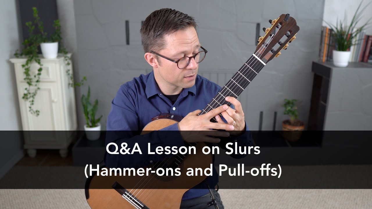 Q&A Lesson: Slurs on Classical Guitar | This is Classical Guitar