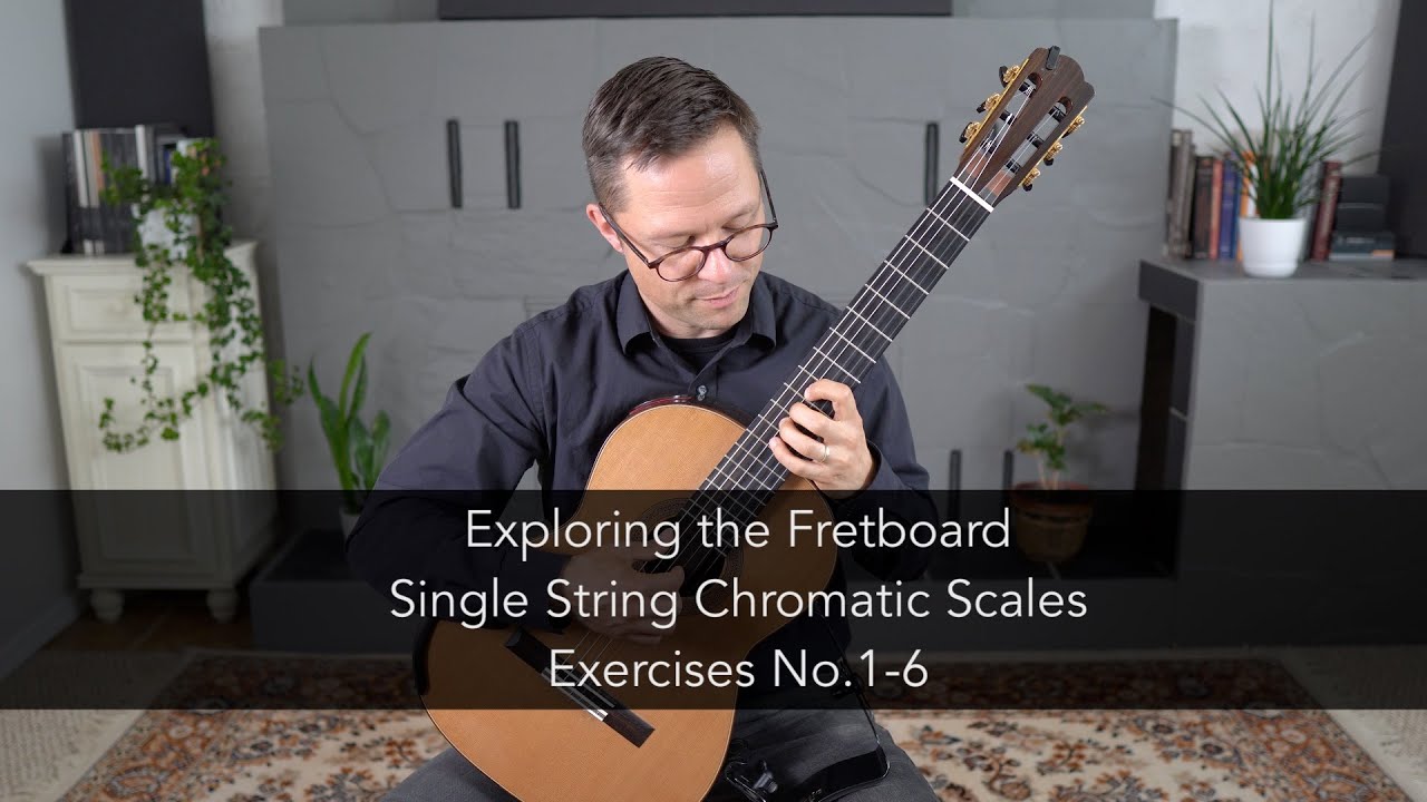 Exploring the Fretboard No.1-6: Single-String Chromatic Scales | This ...