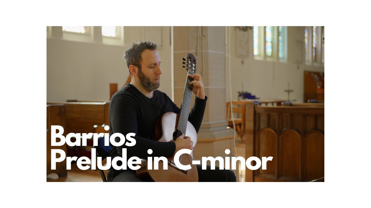 Adam Cicchillitti Plays Prelude in C Minor by Barrios | This is ...