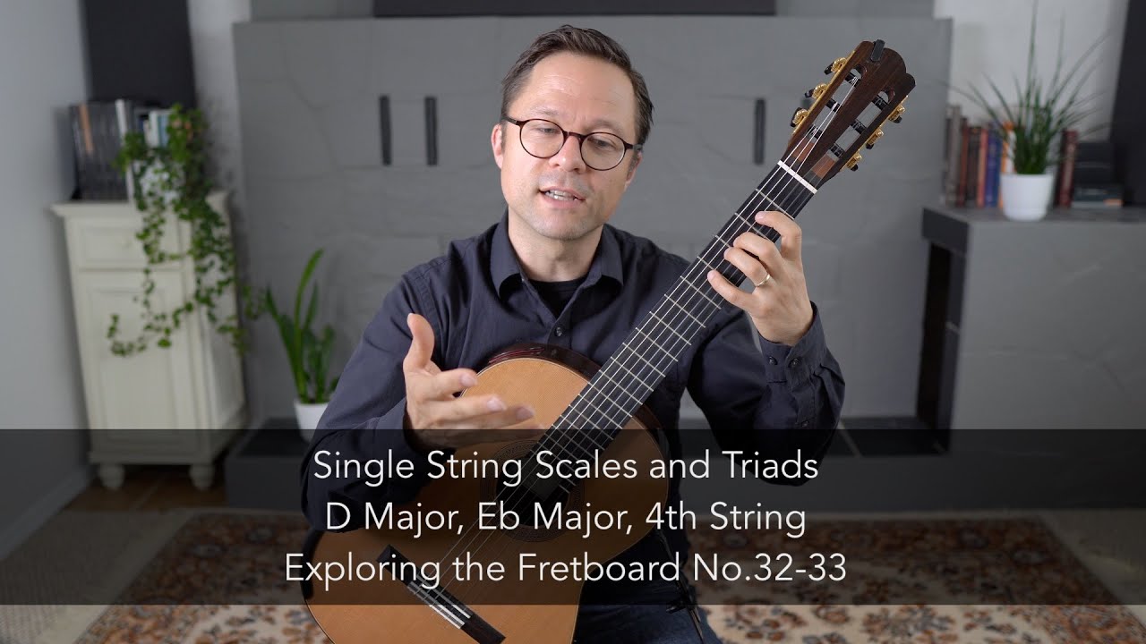 Exploring the Fretboard No.32-33: Single String Scales and Triads ...