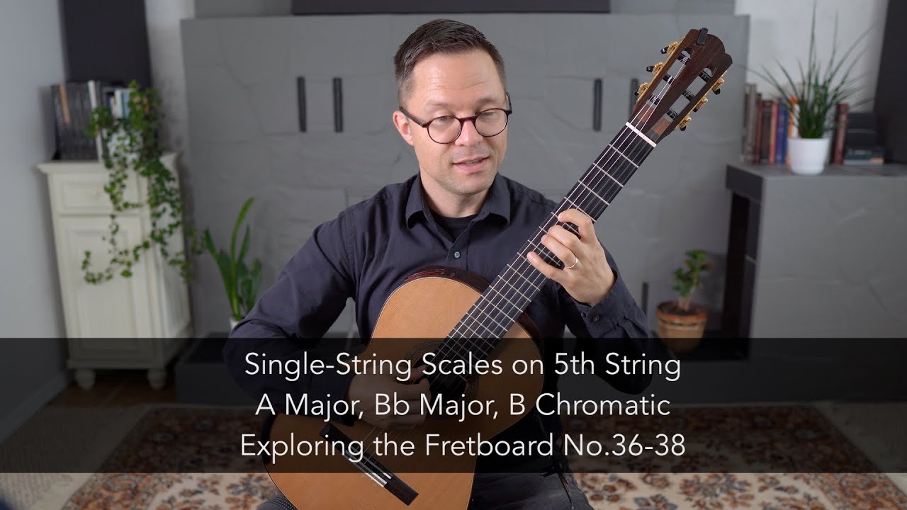 Exploring the Fretboard No.36-38: Single String Scales | This is ...