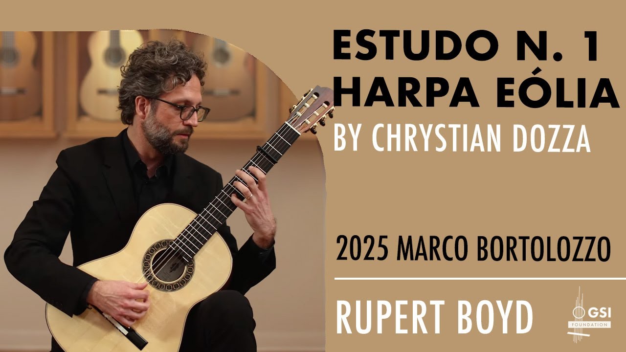 Rupert Boyd Plays Estudo N.1: Harpa Eolia by Dozza | This is Classical ...