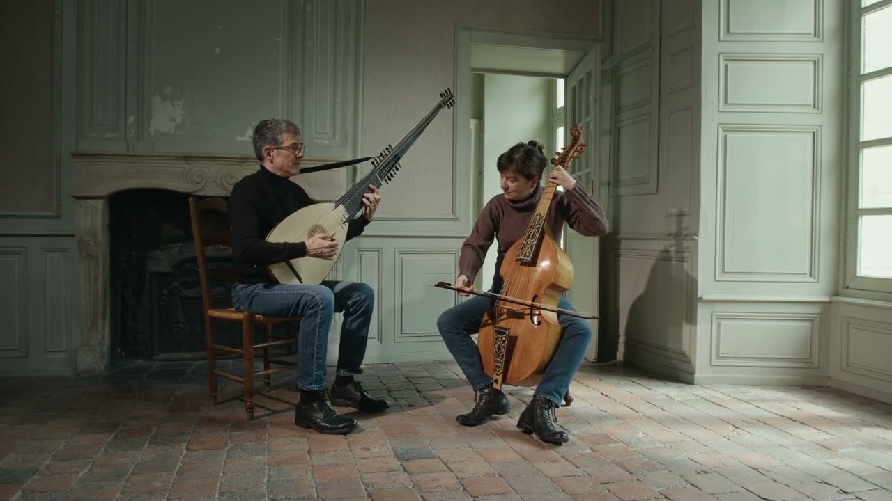 La Rêveuse Play Adagio by Carl Friedrich Abel (archlute and viol ...